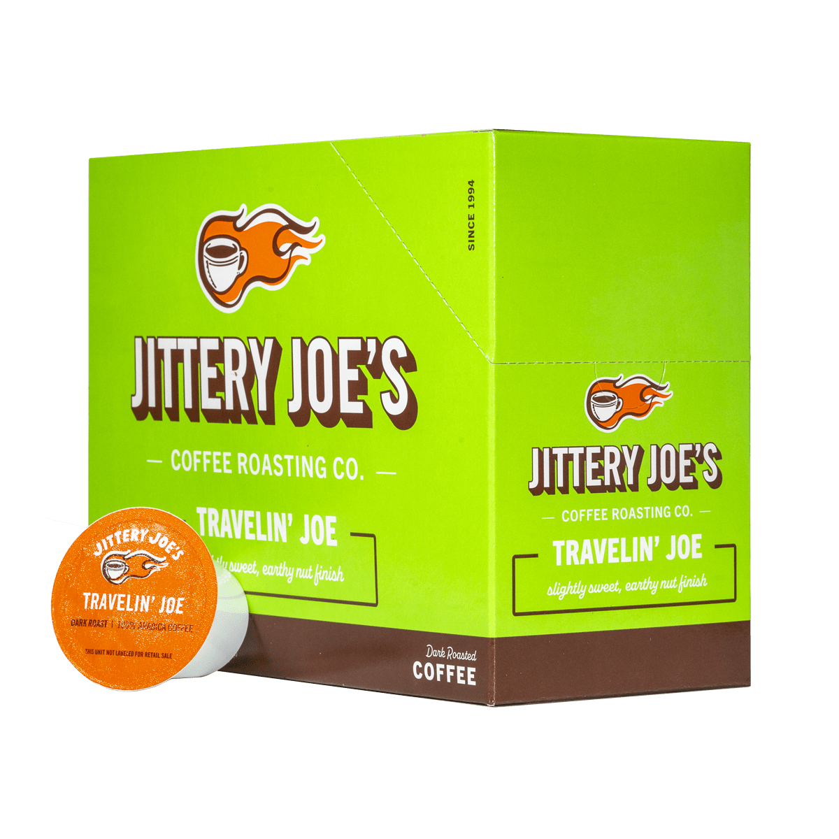 Travelin' Joe: K-Cup® Pods - Jittery Joe's Coffee