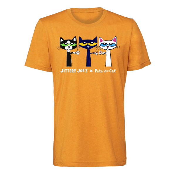Jittery Joe's & Pete the Cat T-shirt - Jittery Joe's Coffee